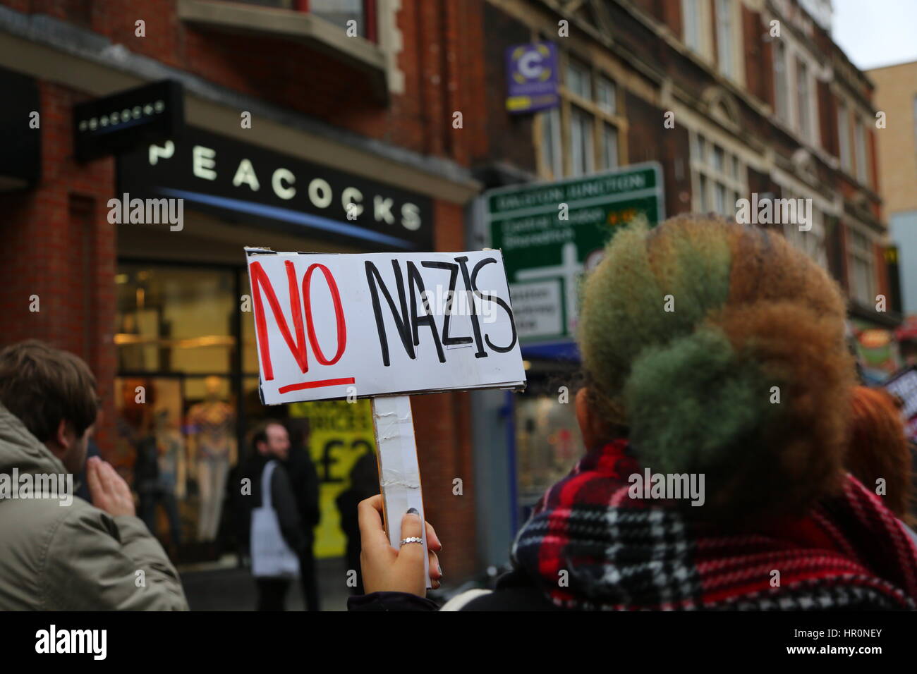 No platform for fascism hi-res stock photography and images - Alamy