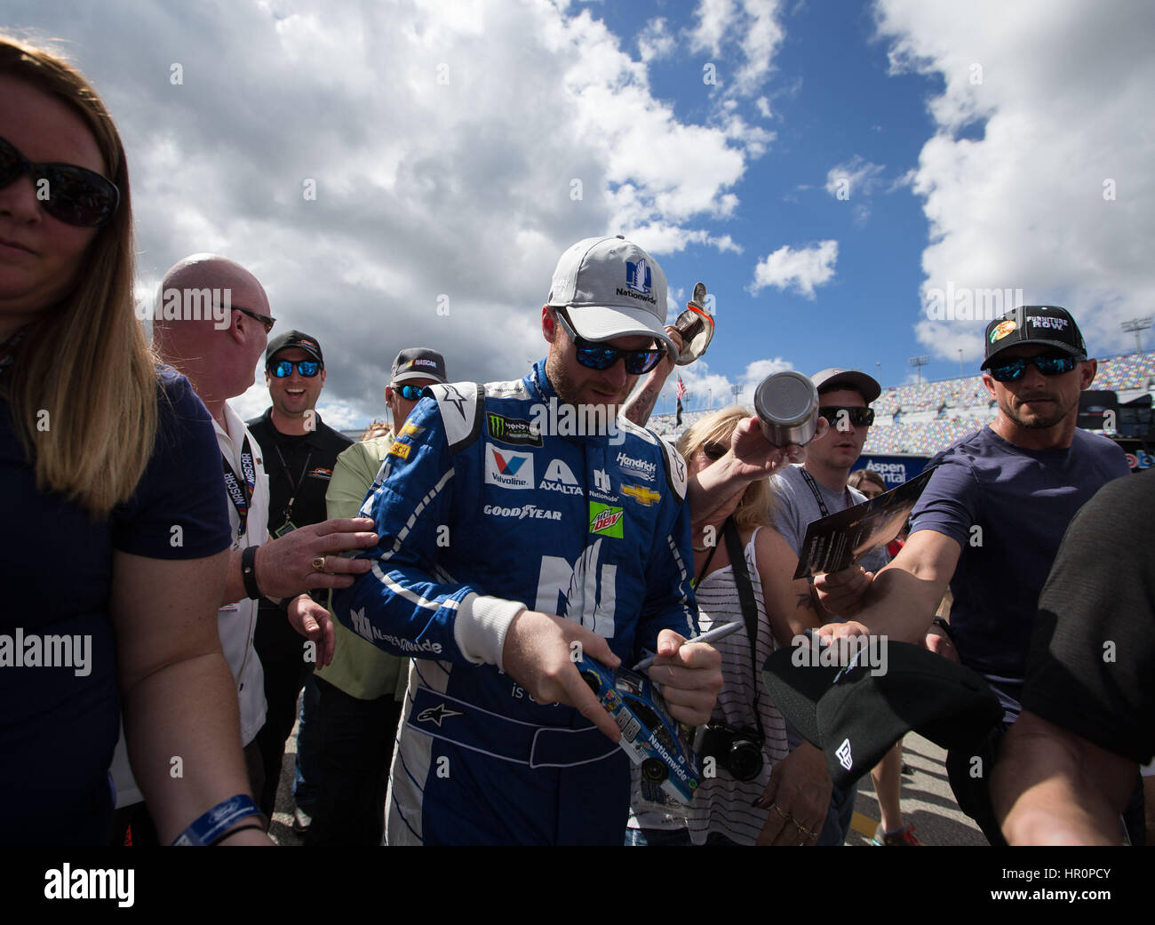 Florida, USA. 25th Feb, 2017. LOREN ELLIOTT | Times .Dale Earnhardt Jr ...