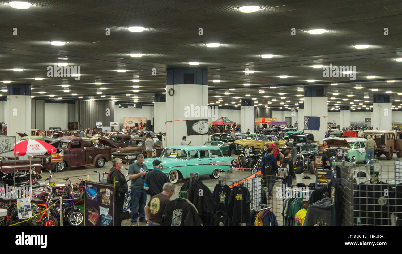 Detroit, USA. 24th Feb, 2017. The Detroit Autorama Extreme hot rod ...