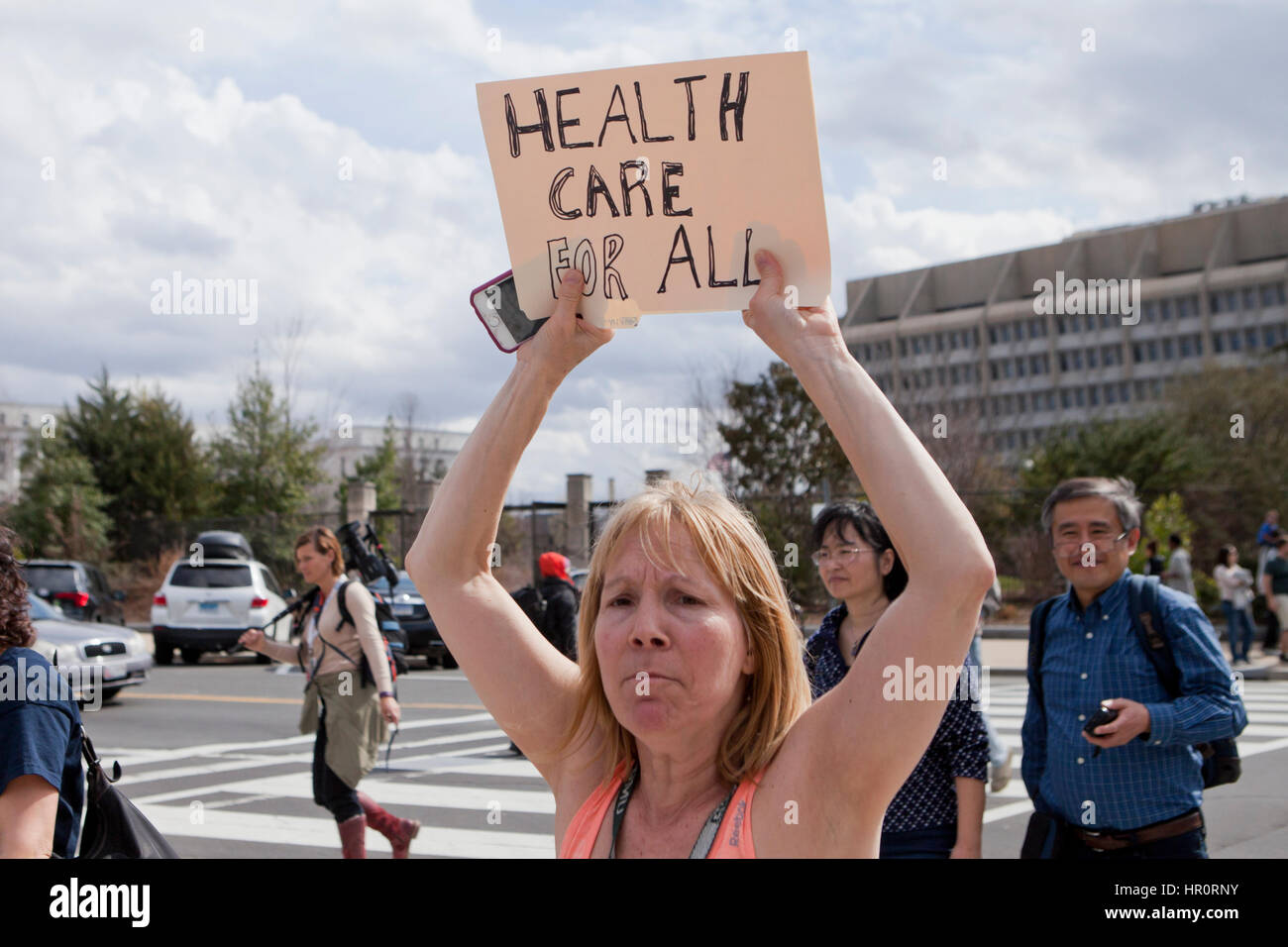Progressive activists at u s capitol hi-res stock photography and ...