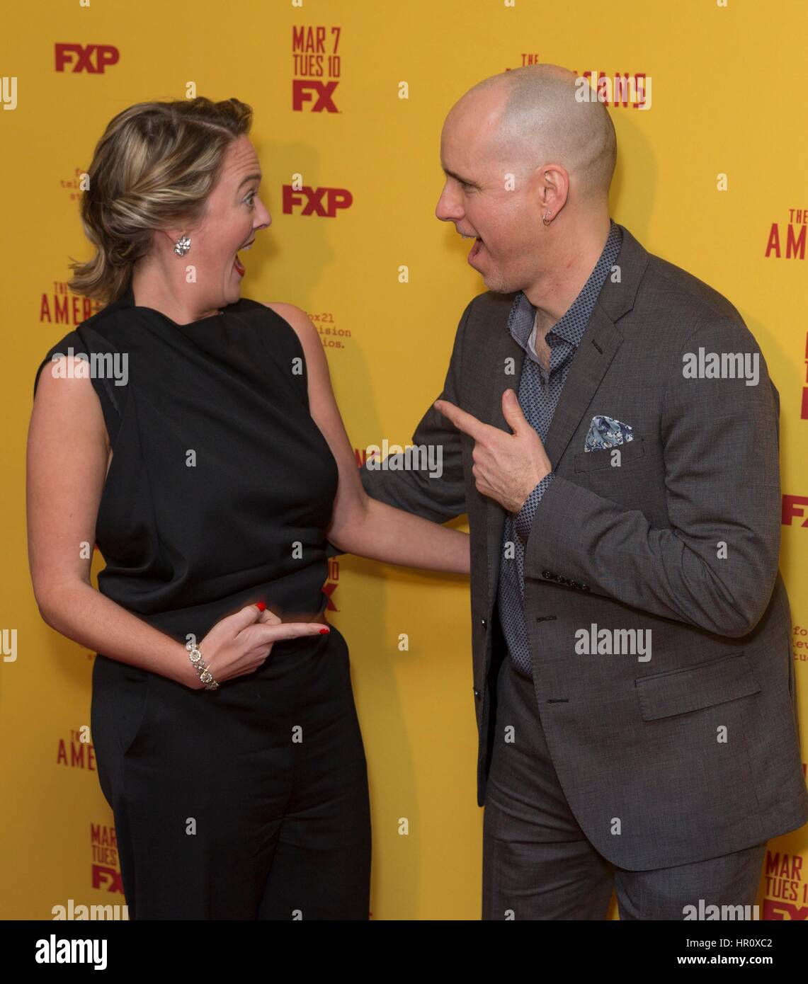 New York, NY, USA. 25th Feb, 2017. Polly Lee, Kelly AuCoin at arrivals ...