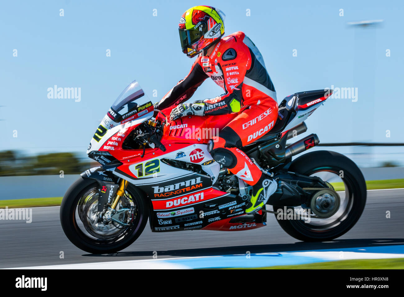 Melbourne, Australia. 26th February 2017. Xavi Fores #12 (ESP) during ...