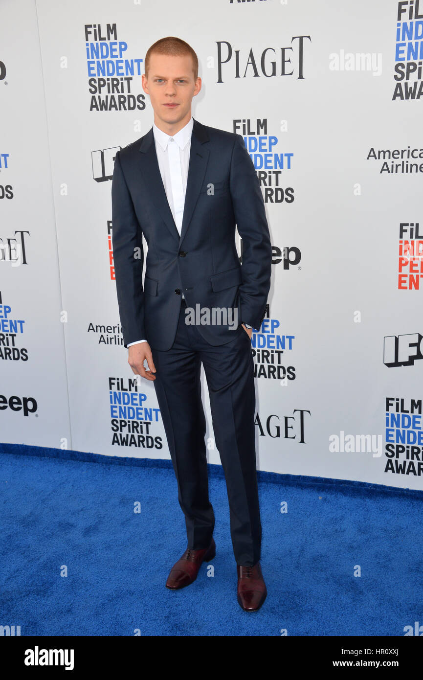 Santa Monica, California, USA. 25th February 2017. Actor Lucas Hedges ...