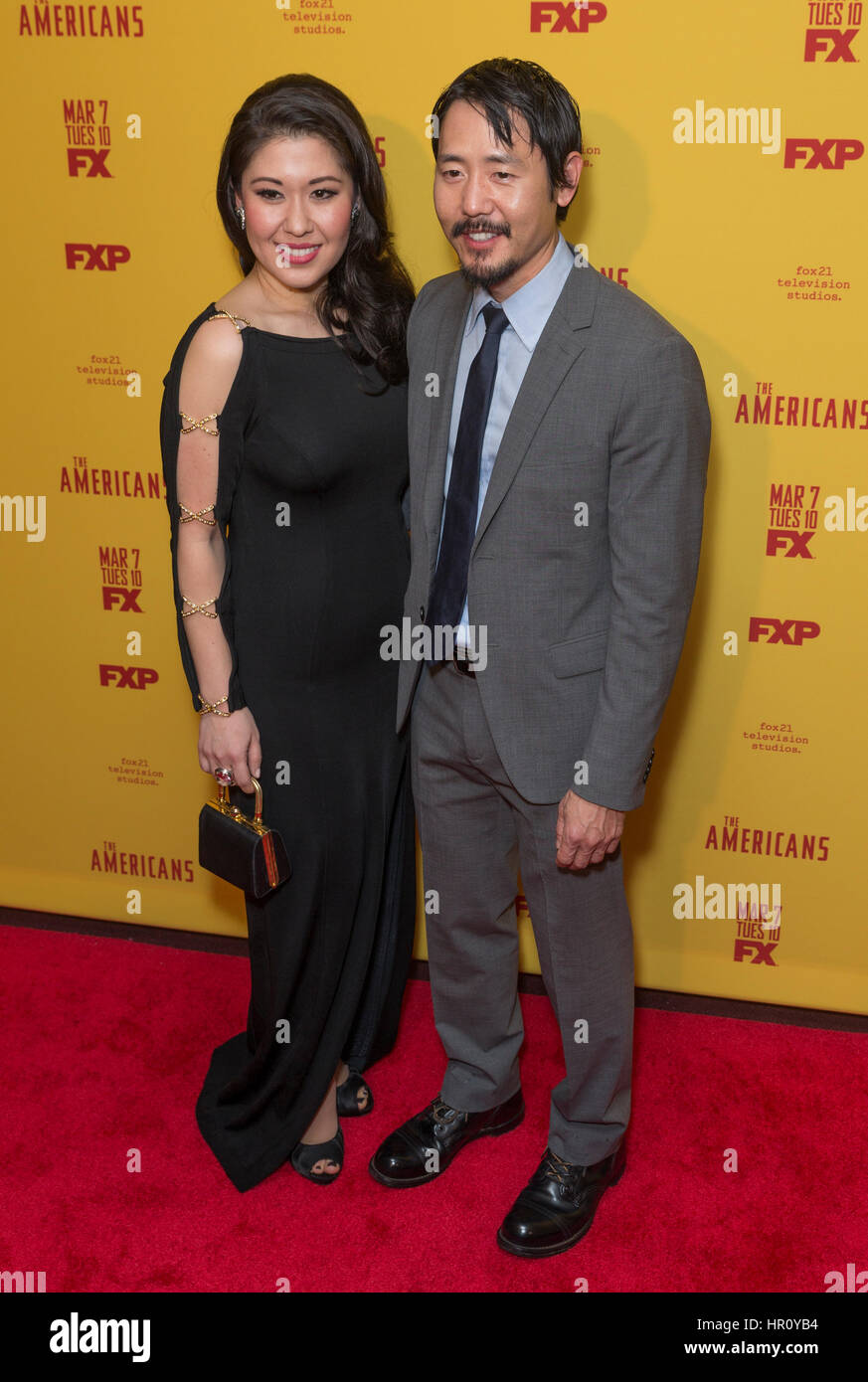 New York, NY USA - February 25, 2017: Ruthie Ann Miles and Rob Yang ...
