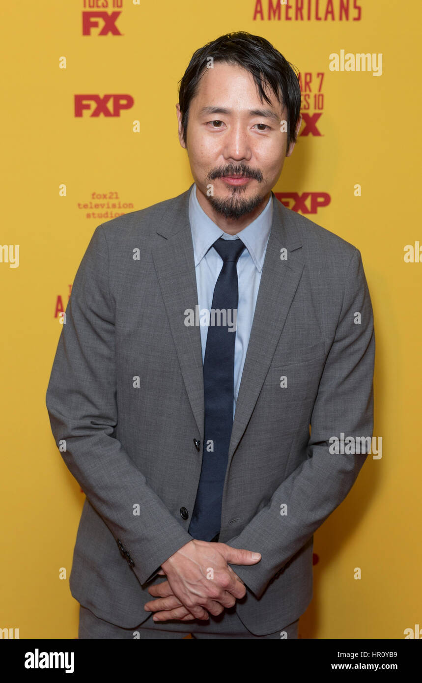 New York, NY USA - February 25, 2017: Rob Yang attends FX The Americans ...