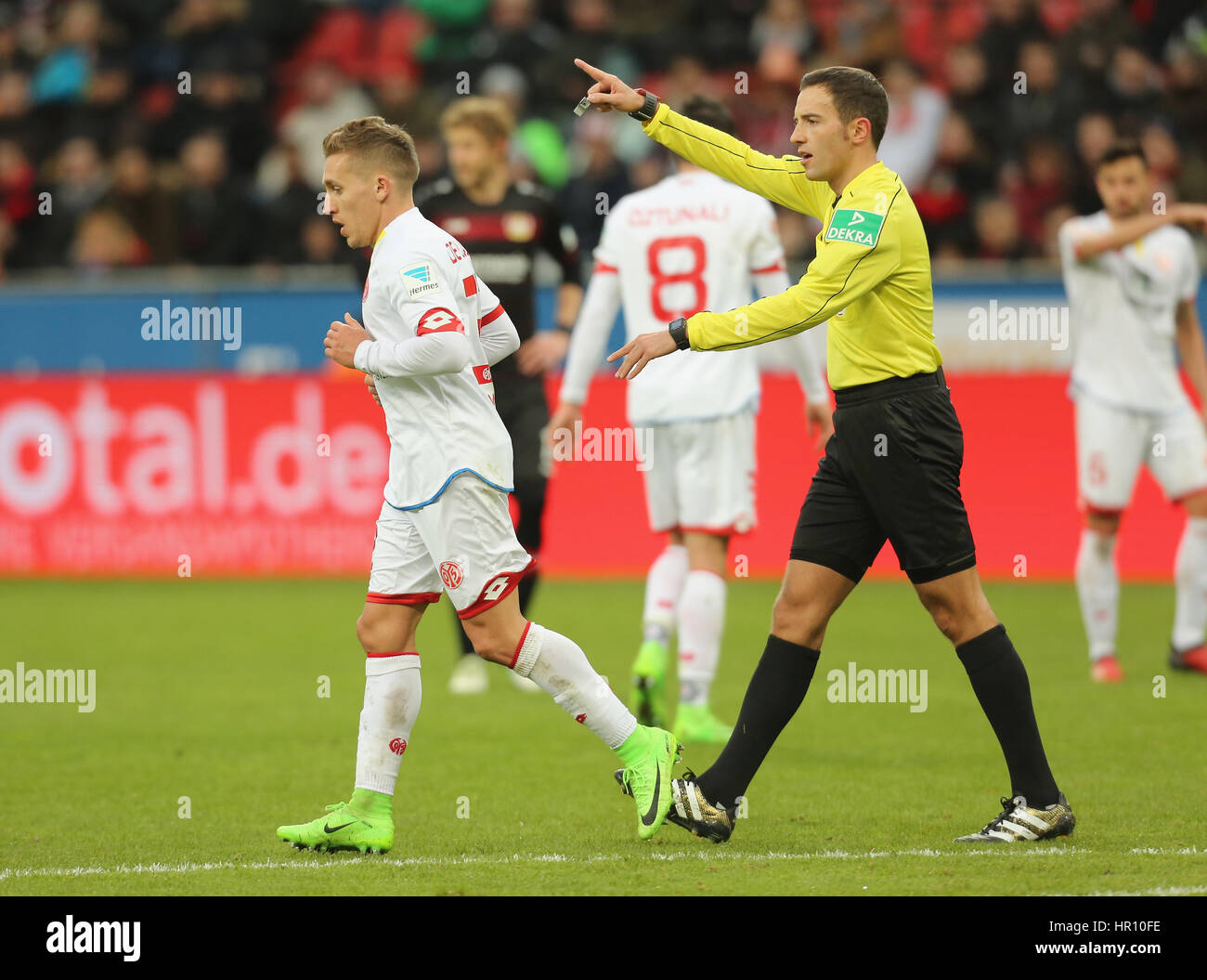 Leverkusen, Germany. 25th Feb, 2017. Bundesliga, matchday 22, Bayer 04 ...