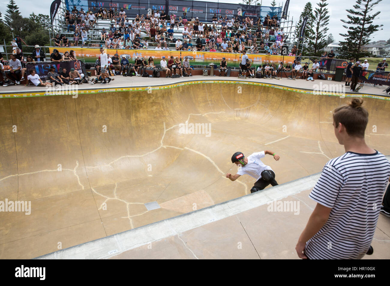 Newcastle, Australia. 25th February 2017. The Annual Bowl-riding ...