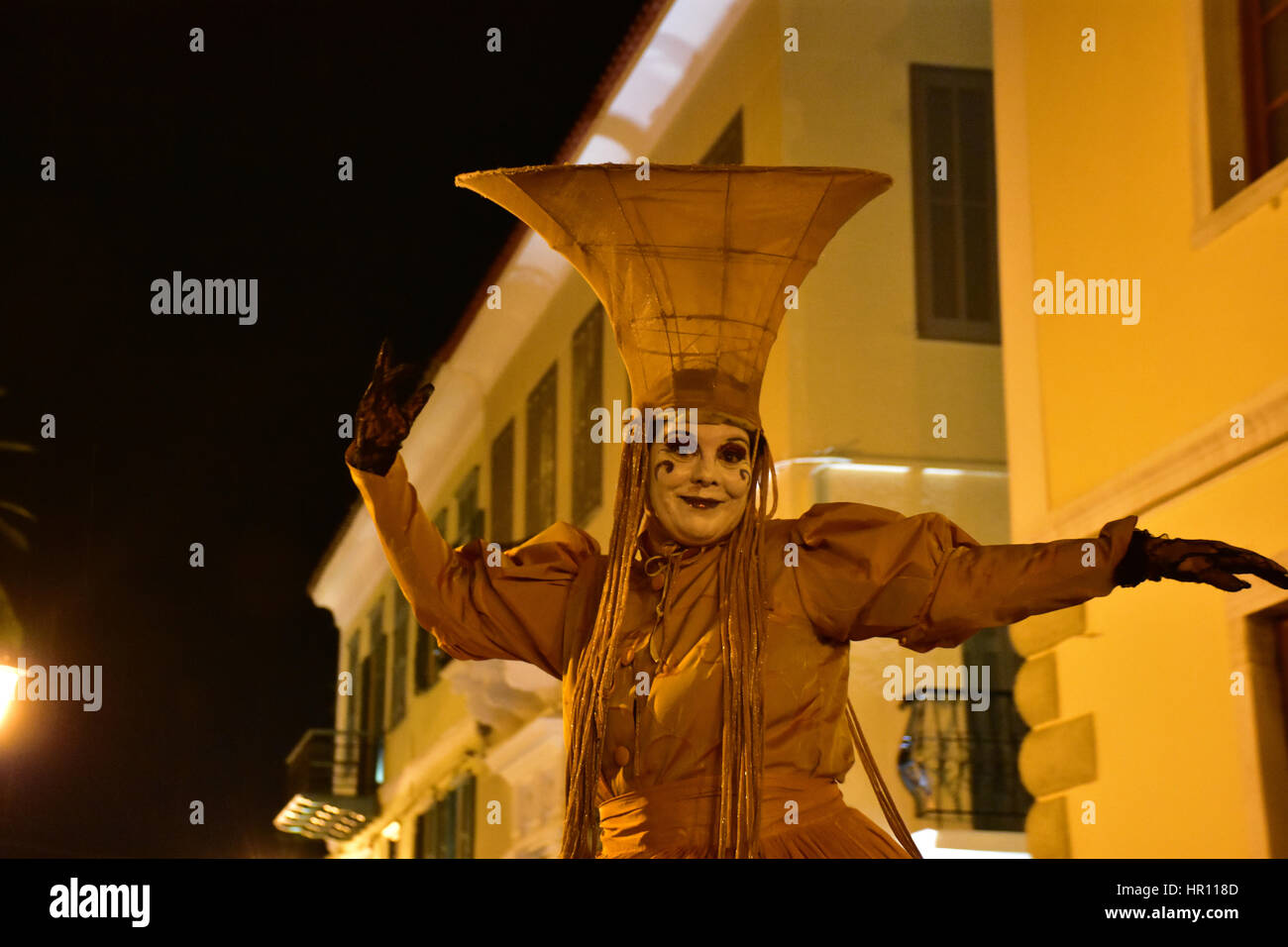 Nafplio. Greece, 26th February 2017. With their theatrical groups ...