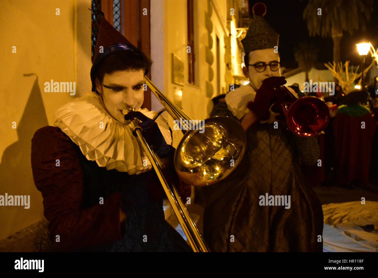 Nafplio. Greece, 26th February 2017. With their theatrical groups ...