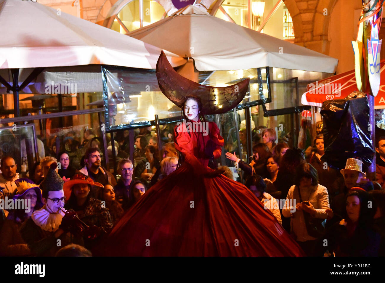Nafplio. Greece, 26th February 2017. With their theatrical groups ...