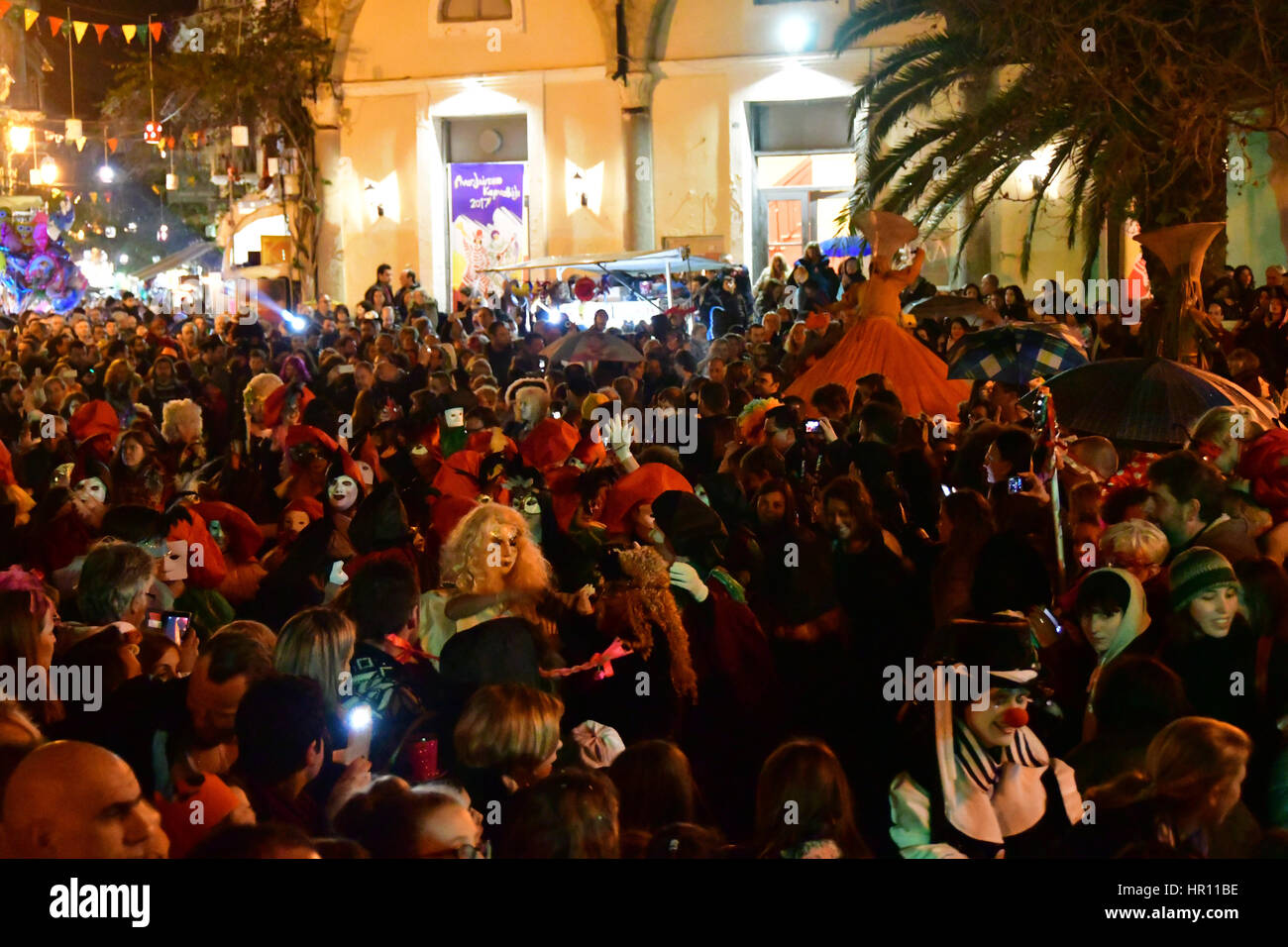 Nafplio. Greece, 26th February 2017. With their theatrical groups ...