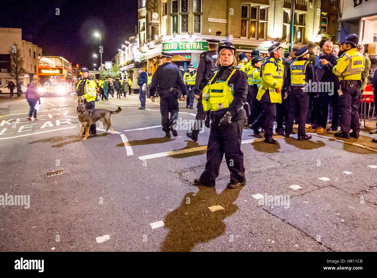 Football hooligans fighting hi-res stock photography and images - Alamy