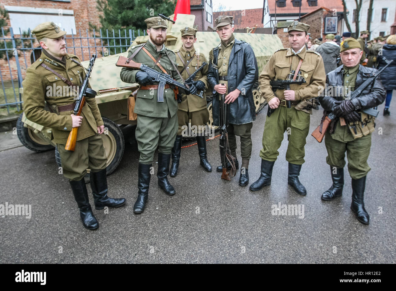 Gdansk, Poland. 26th February 2017. History reenactors dressed as ...