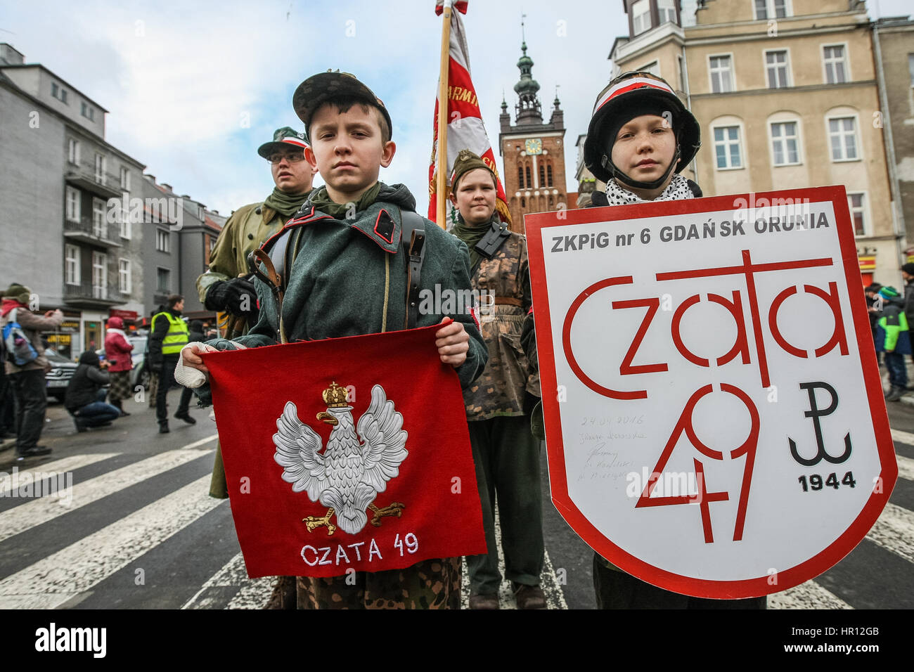 Gdansk, Poland. 26th February 2017. History reenactors dressed as ...