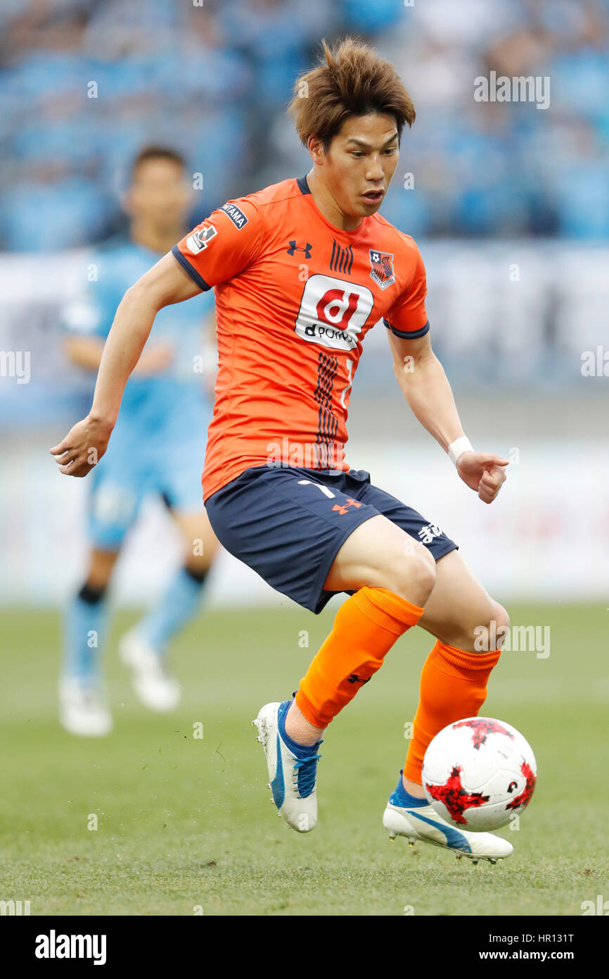 Saitama, Japan. 25th Feb, 2017. Ataru Esaka (Ardija) Football/Soccer ...