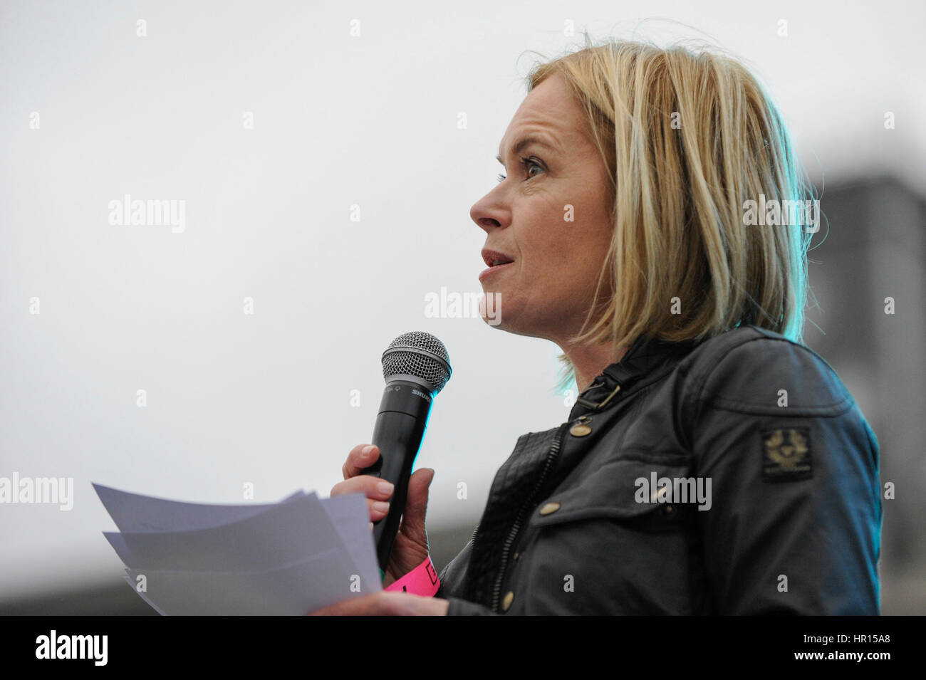 London, UK. 26 February 2017. Presenter Mariella Frostrup on stage ...
