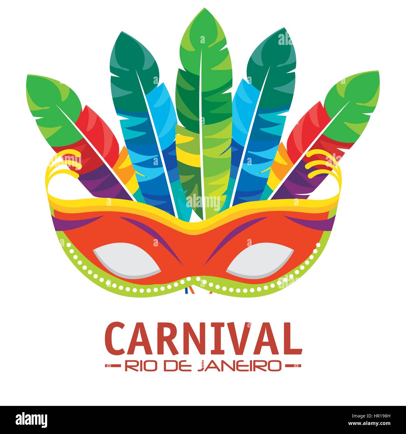 mask carnival rio de janeiro party Stock Vector Image & Art - Alamy