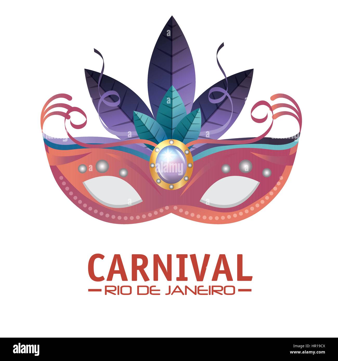 mask carnival rio de janeiro party Stock Vector Image & Art - Alamy