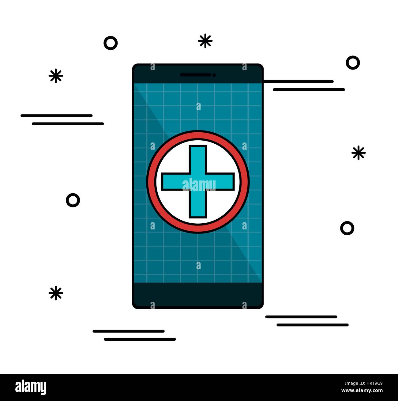 mobile health technology icons Stock Vector Image & Art - Alamy