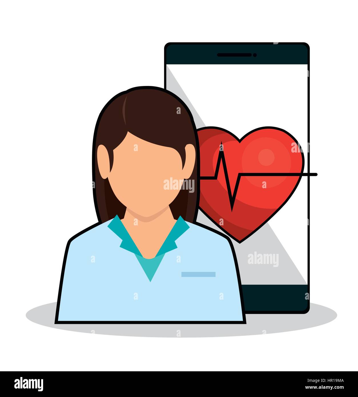 mobile health technology icons Stock Vector Image & Art - Alamy