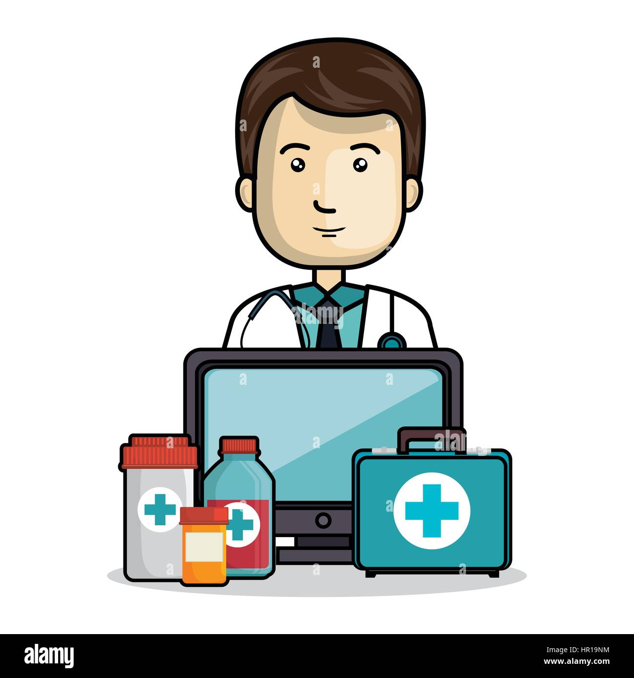 health professional avatar character Stock Vector Image & Art - Alamy