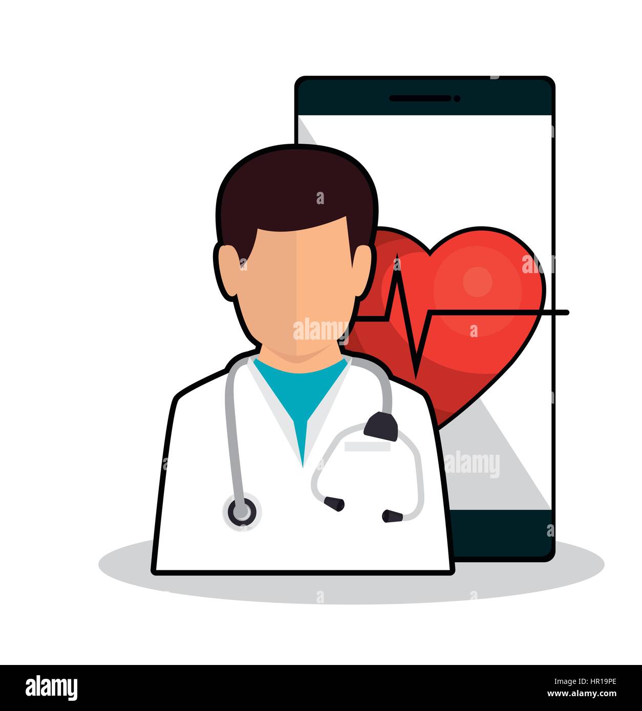 mobile health technology icons Stock Vector Image & Art - Alamy