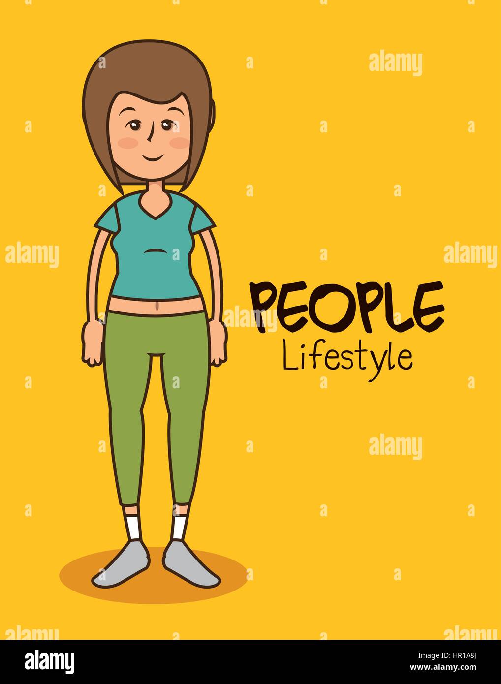 woman character healthy lifestyle Stock Vector Image & Art - Alamy