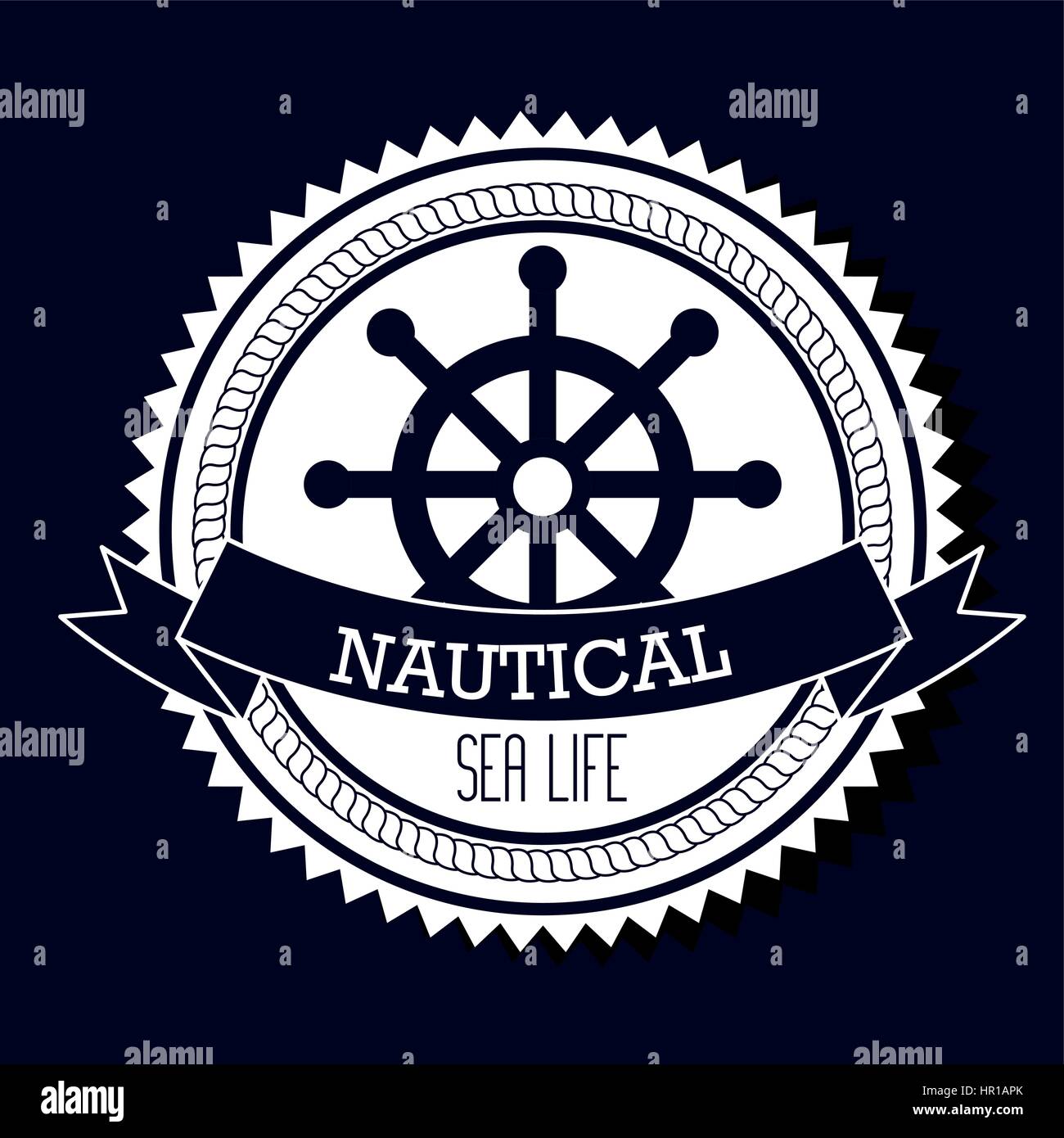 Nautical frame ship timon hi-res stock photography and images - Alamy