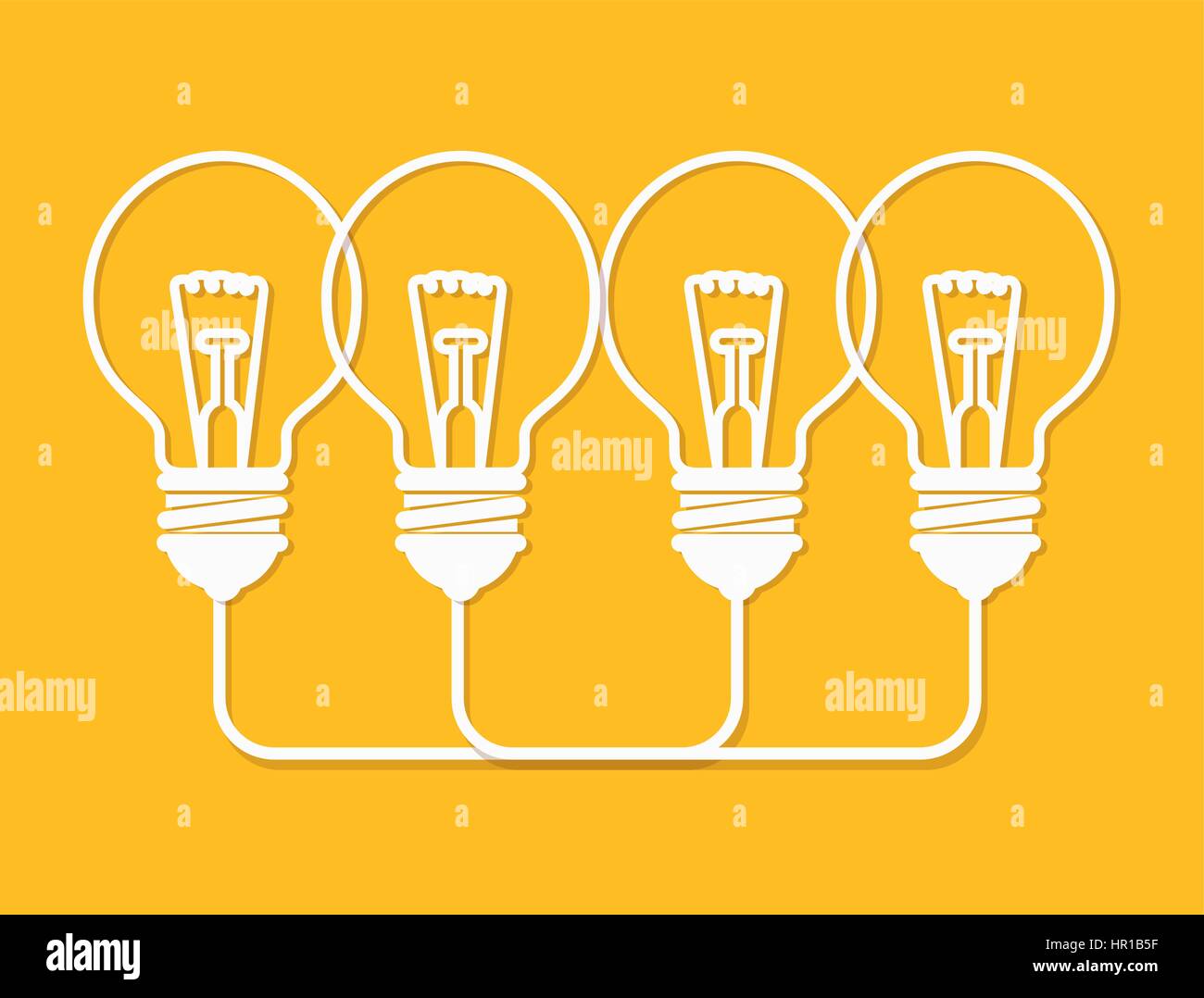 bulb light big idea concept Stock Vector Image & Art - Alamy