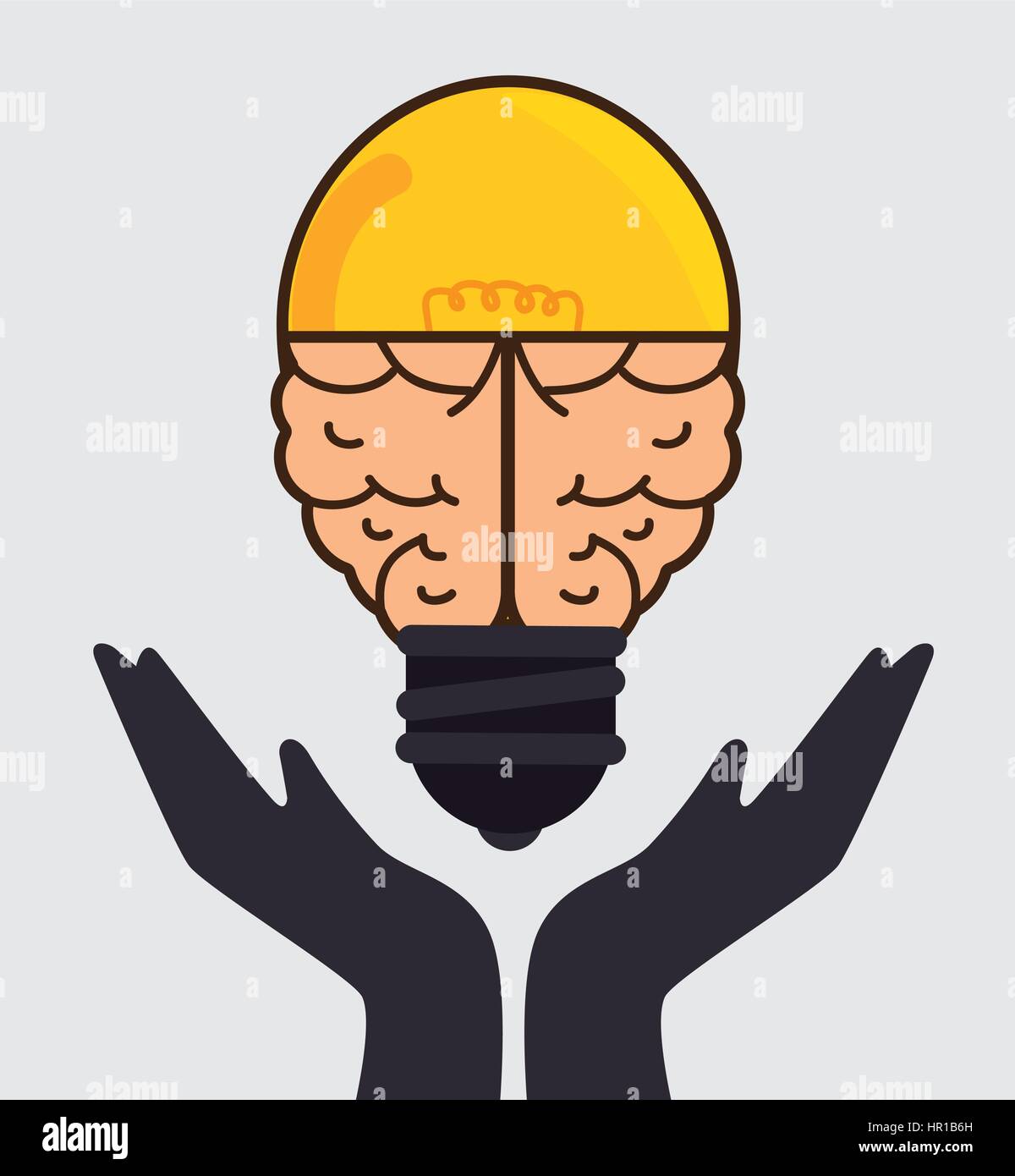 brain storming concept icon Stock Vector Image & Art - Alamy