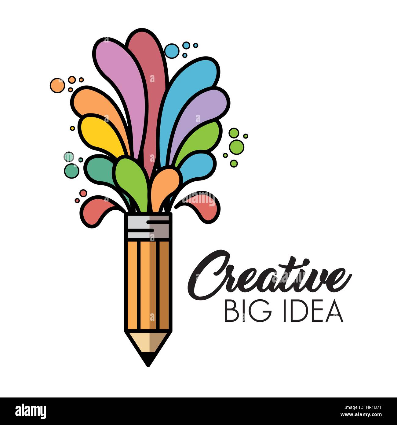 Think big image Stock Vector Images - Alamy