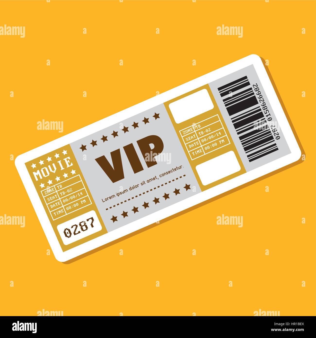 vip ticket entrance icon Stock Vector Image & Art - Alamy