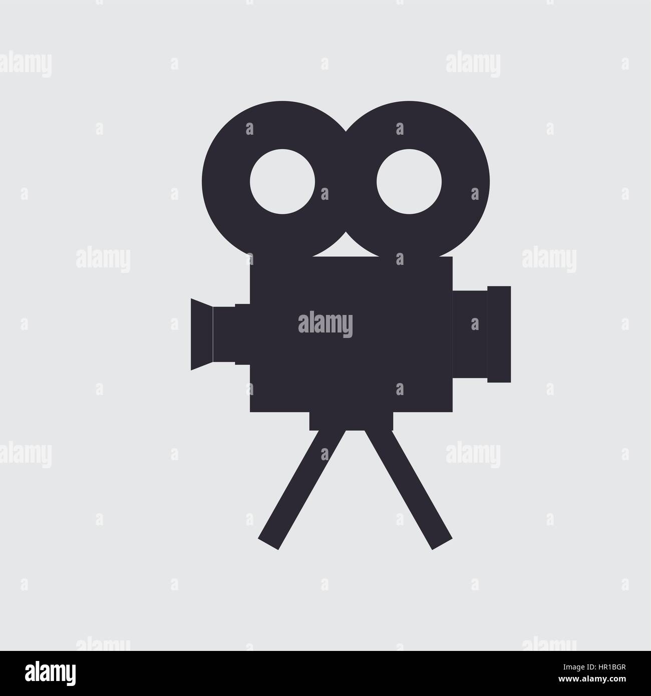 Movie Camera Silhouette High Resolution Stock Photography and Images ...