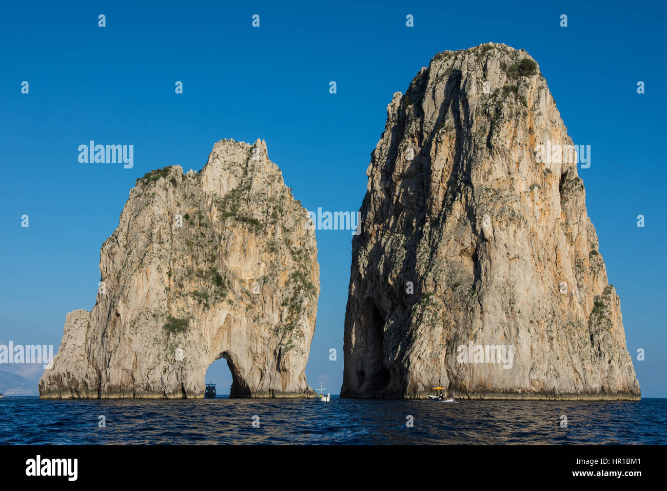 Capri rock formations Stock Photo - Alamy