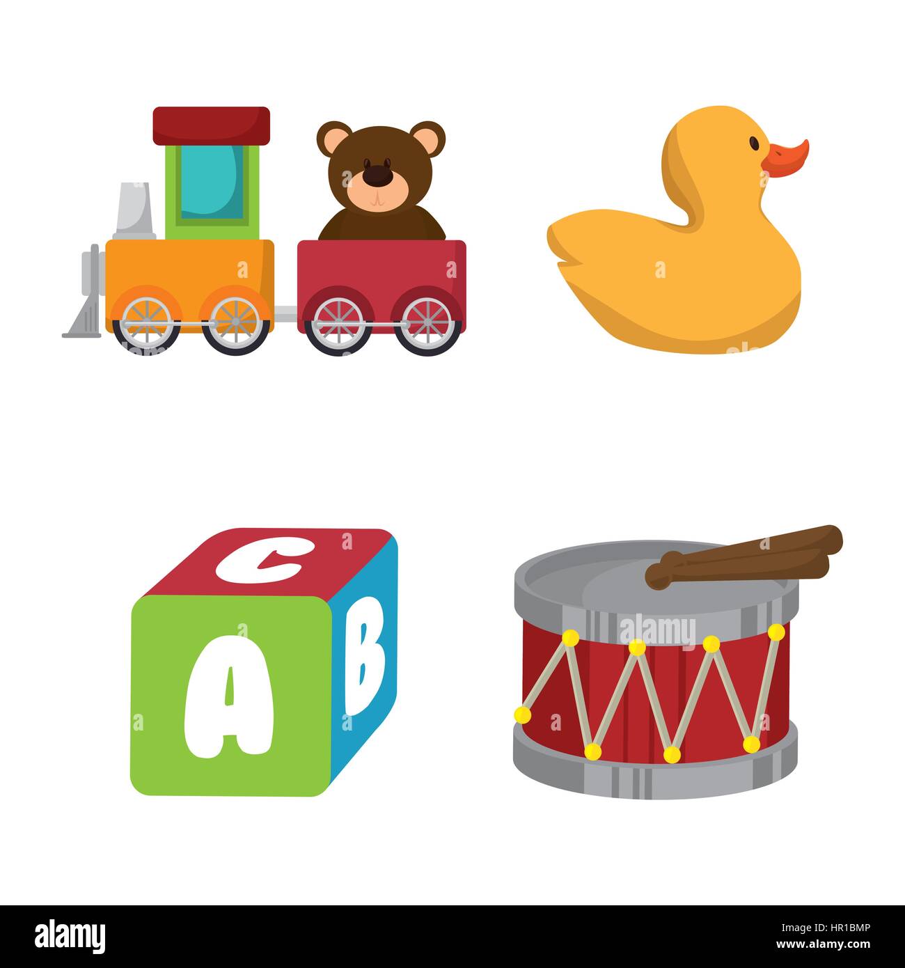 Kids alphabet blocks sketch hi-res stock photography and images - Alamy