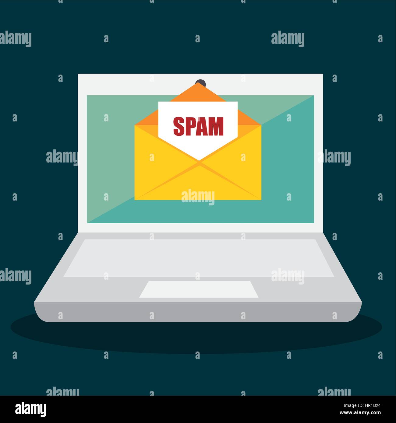 Spamming image Stock Vector Images - Alamy