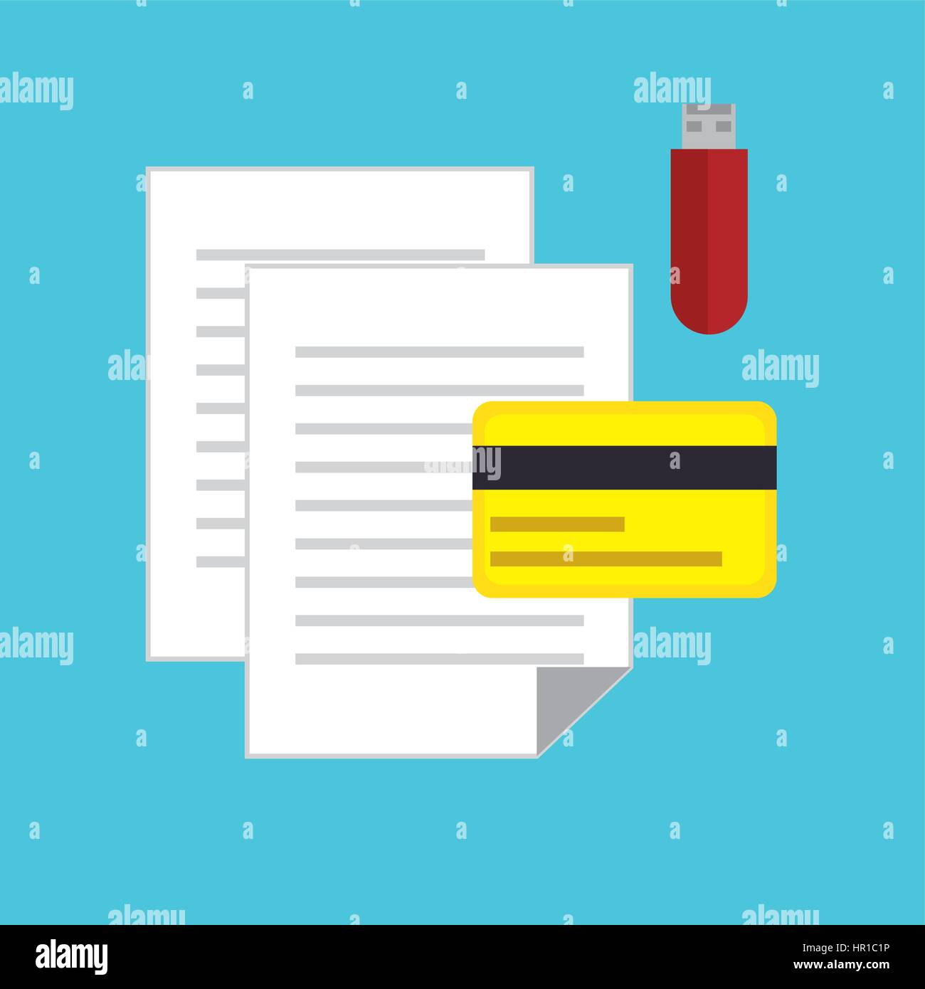 hacking the system concept icons Stock Vector Image & Art - Alamy