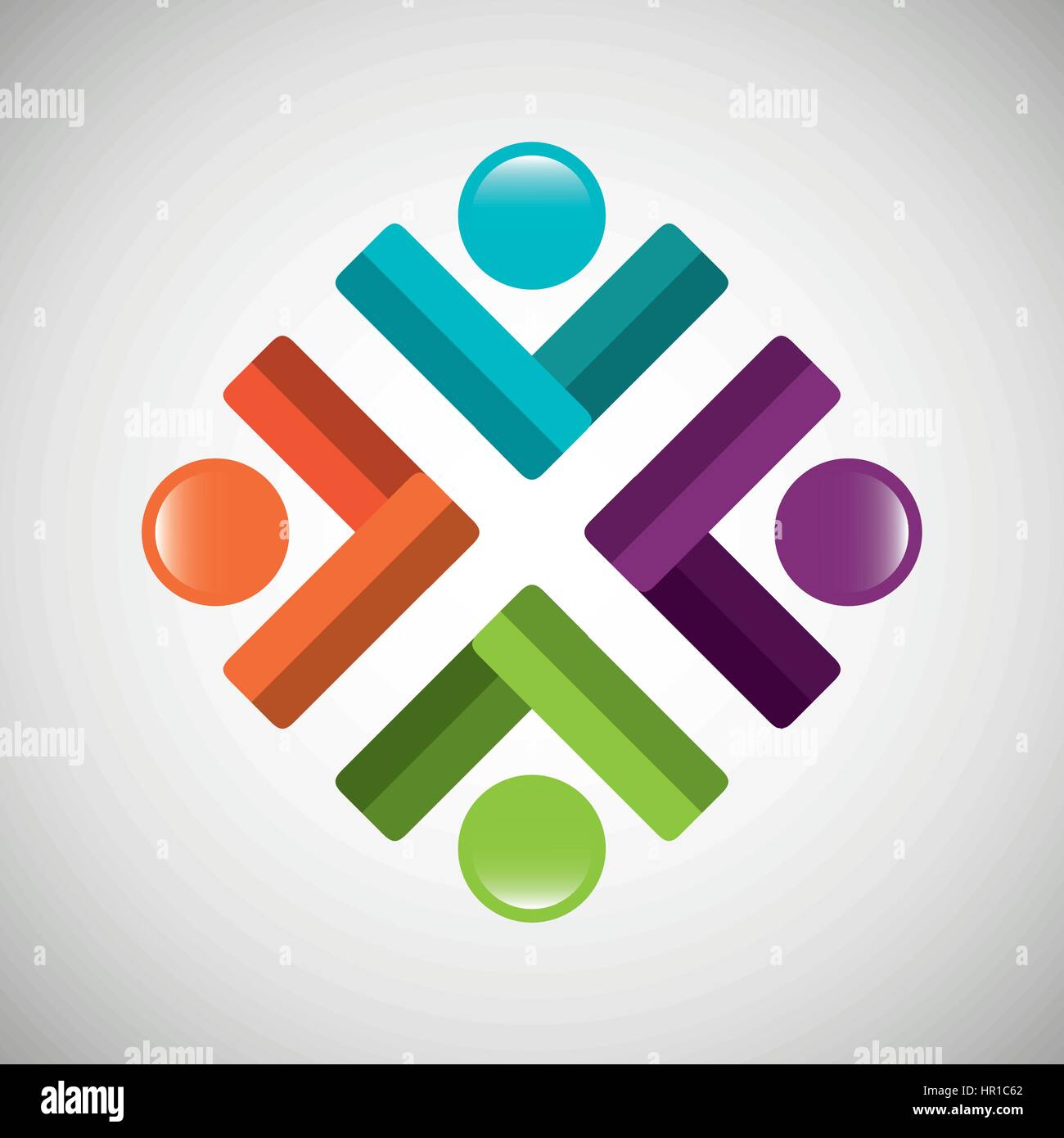 people silhouette colors icon Stock Vector Image & Art - Alamy