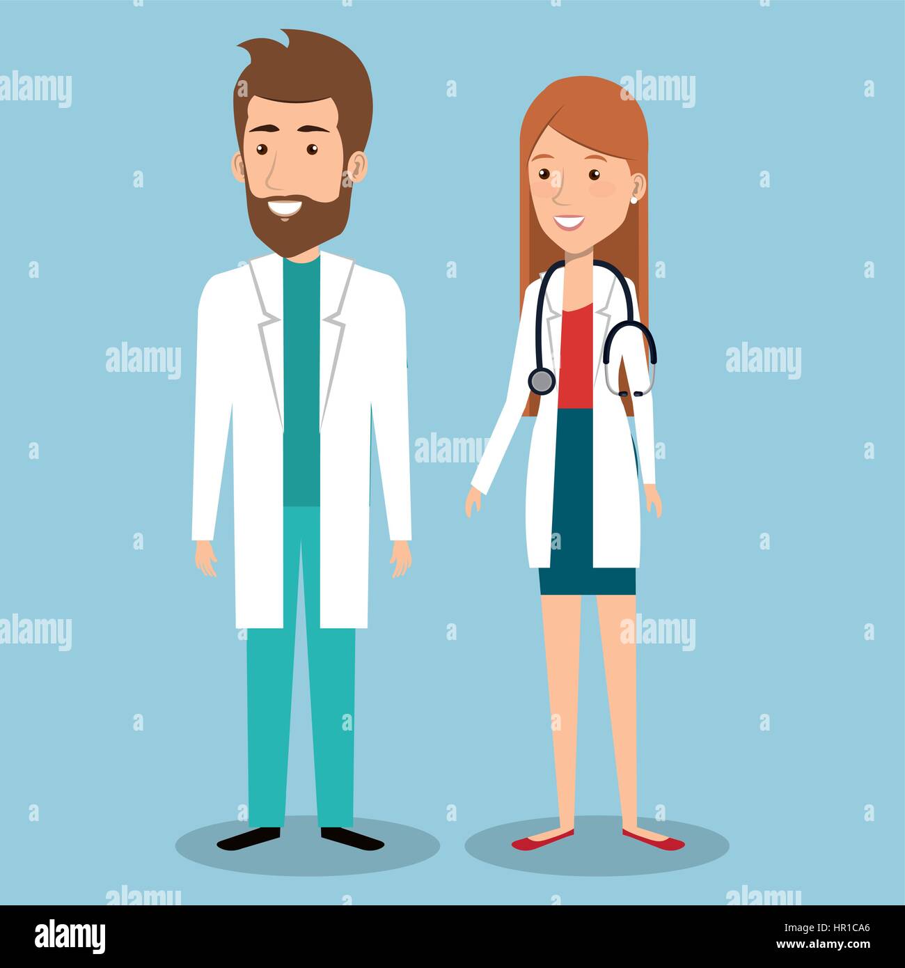 medical staff group avatars Stock Vector Image & Art - Alamy