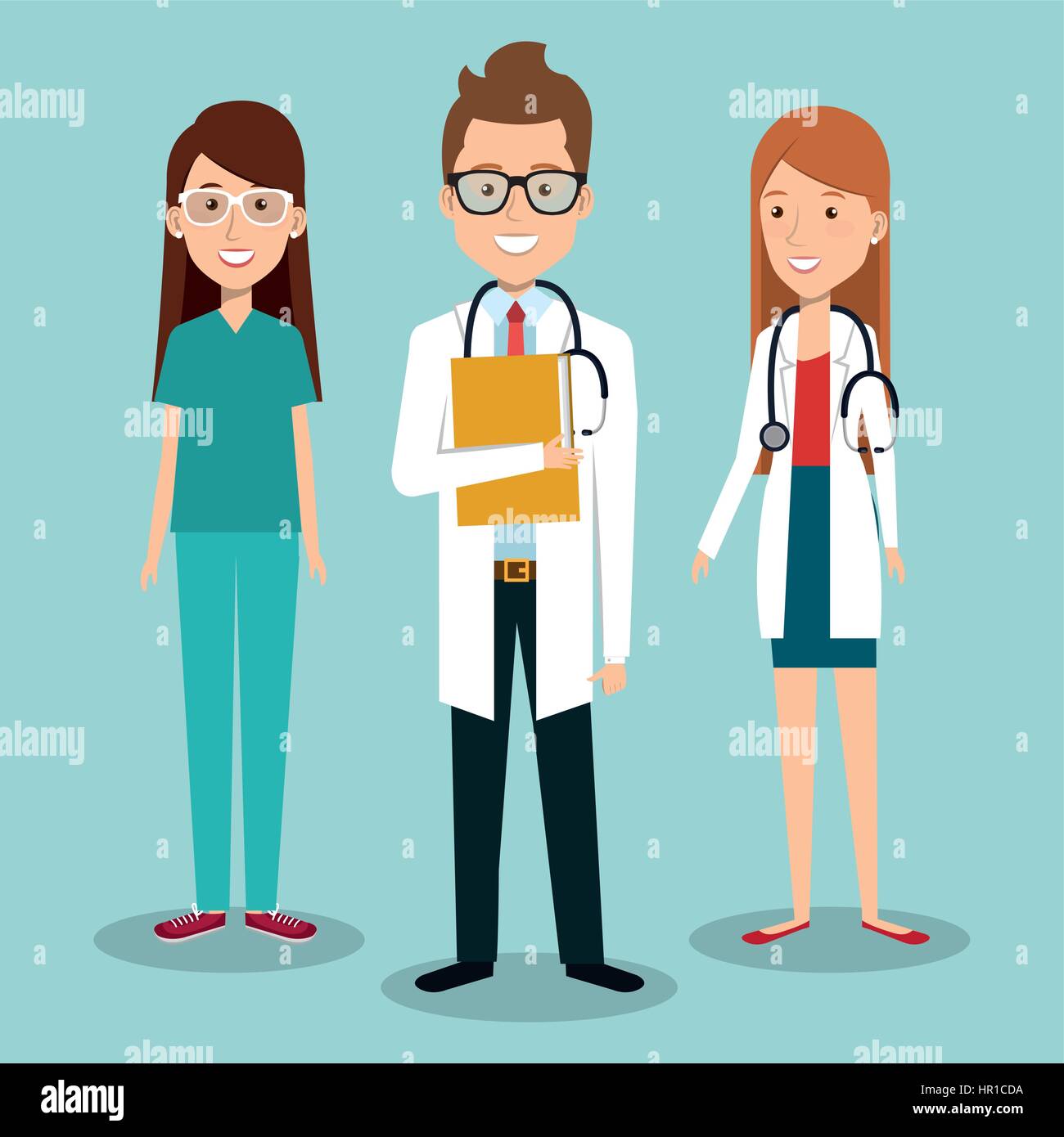 medical staff group avatars Stock Vector Image & Art - Alamy