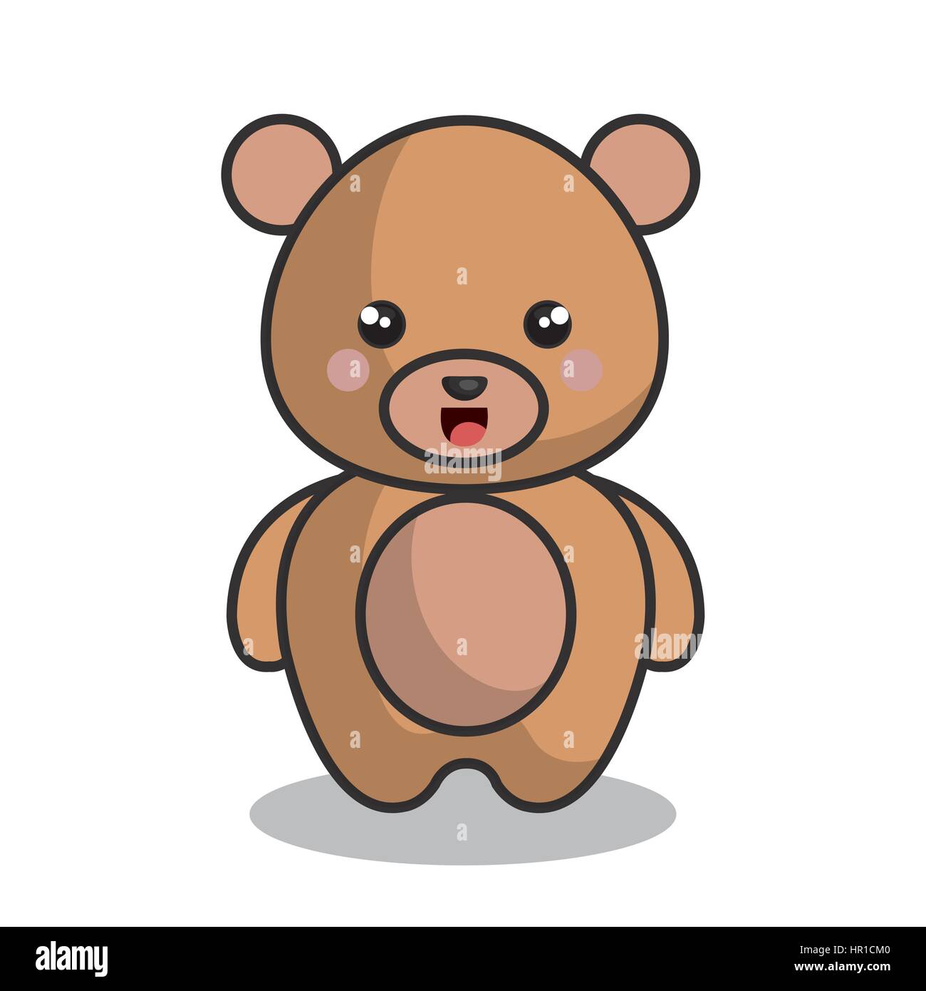 cute bear kawaii style Stock Vector Image & Art - Alamy