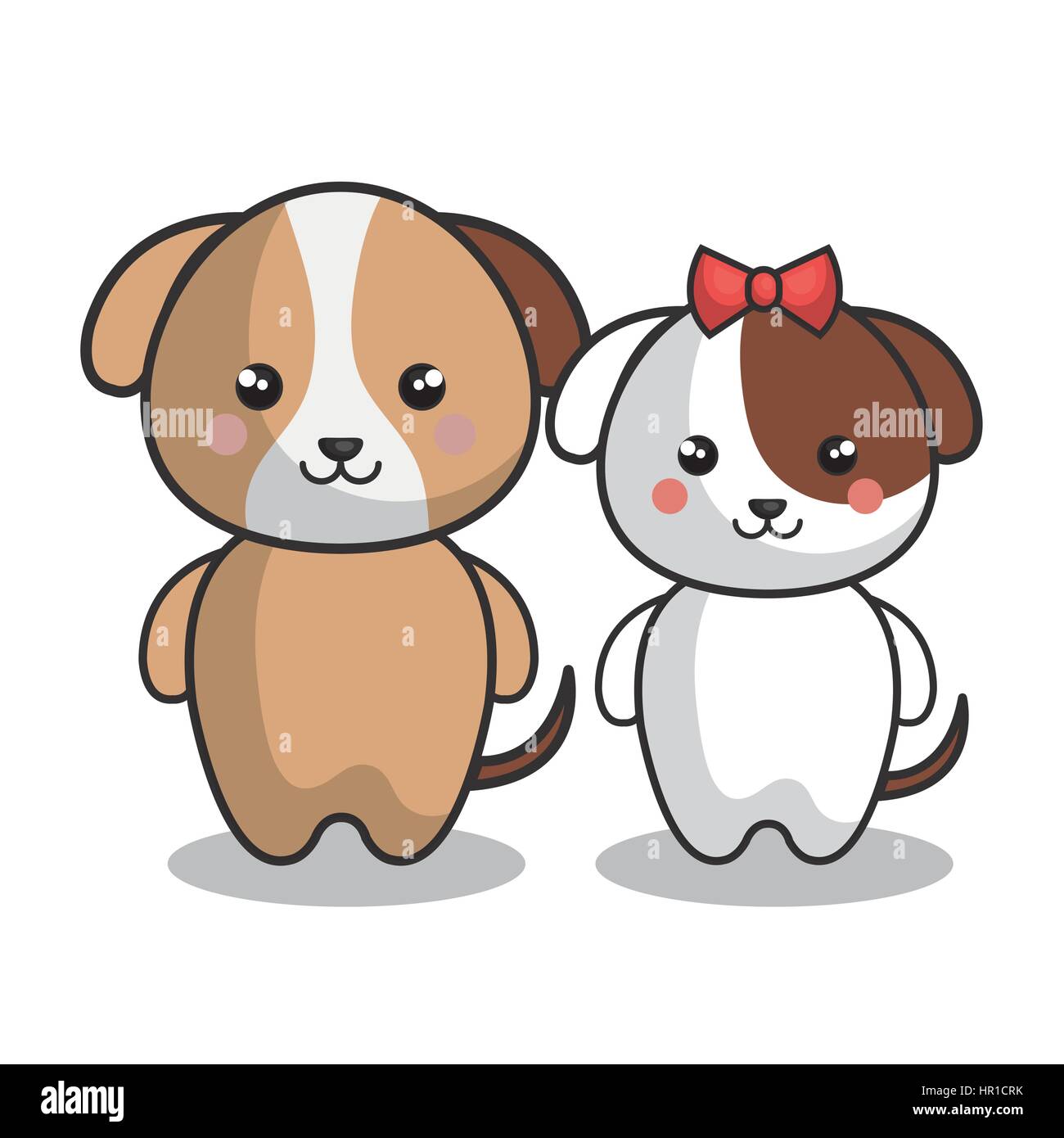 cute animals kawaii style Stock Vector Image & Art - Alamy