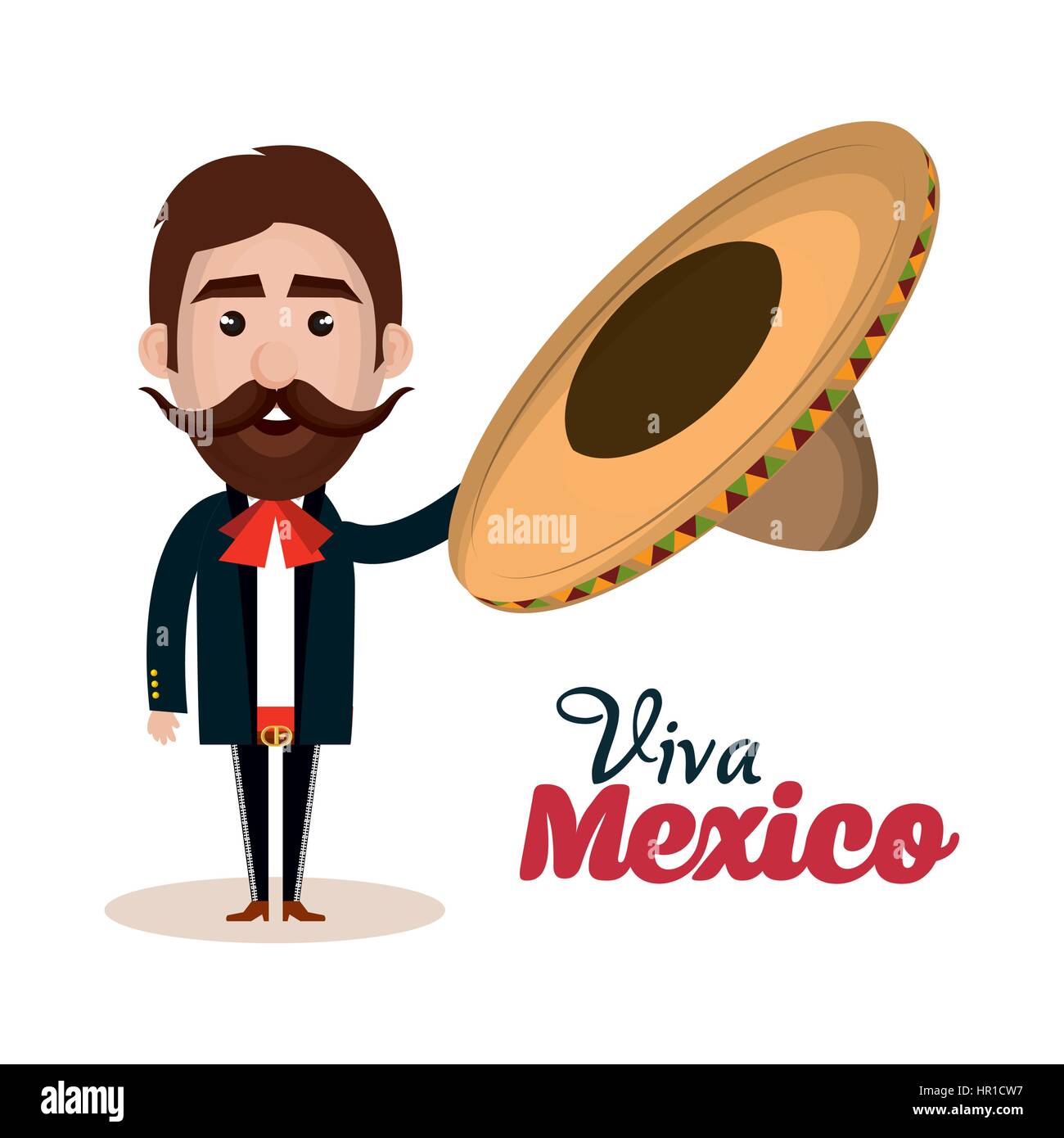 Mexico independence card Cut Out Stock Images & Pictures - Alamy