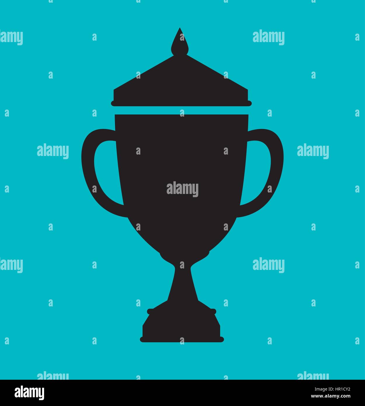 golf sport trophy emblem icon Stock Vector Image & Art - Alamy