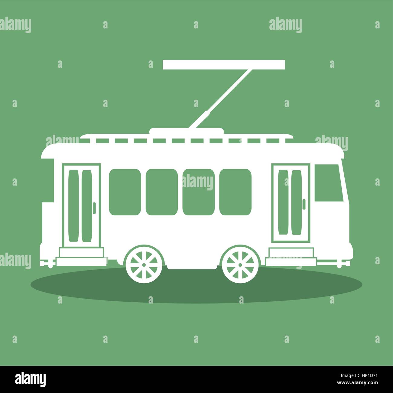 tram transport public icon Stock Vector Image & Art - Alamy