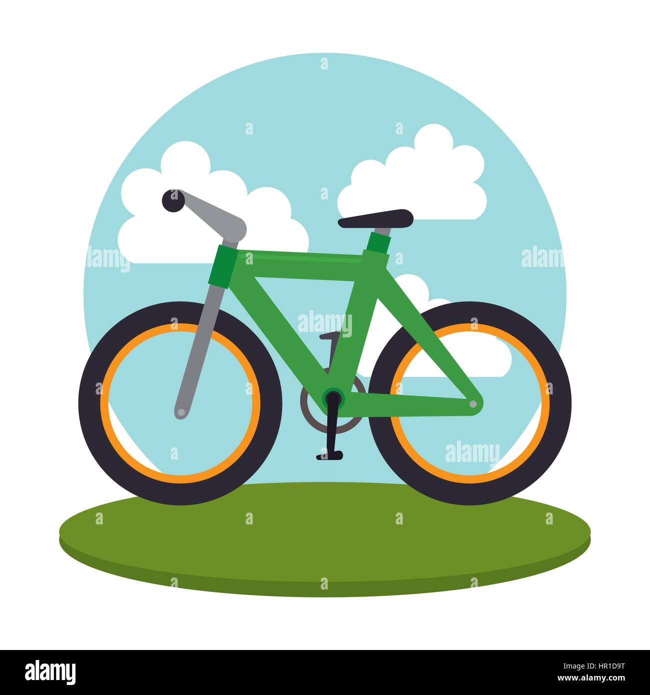 bicycle vehicle transport icon Stock Vector Image & Art - Alamy