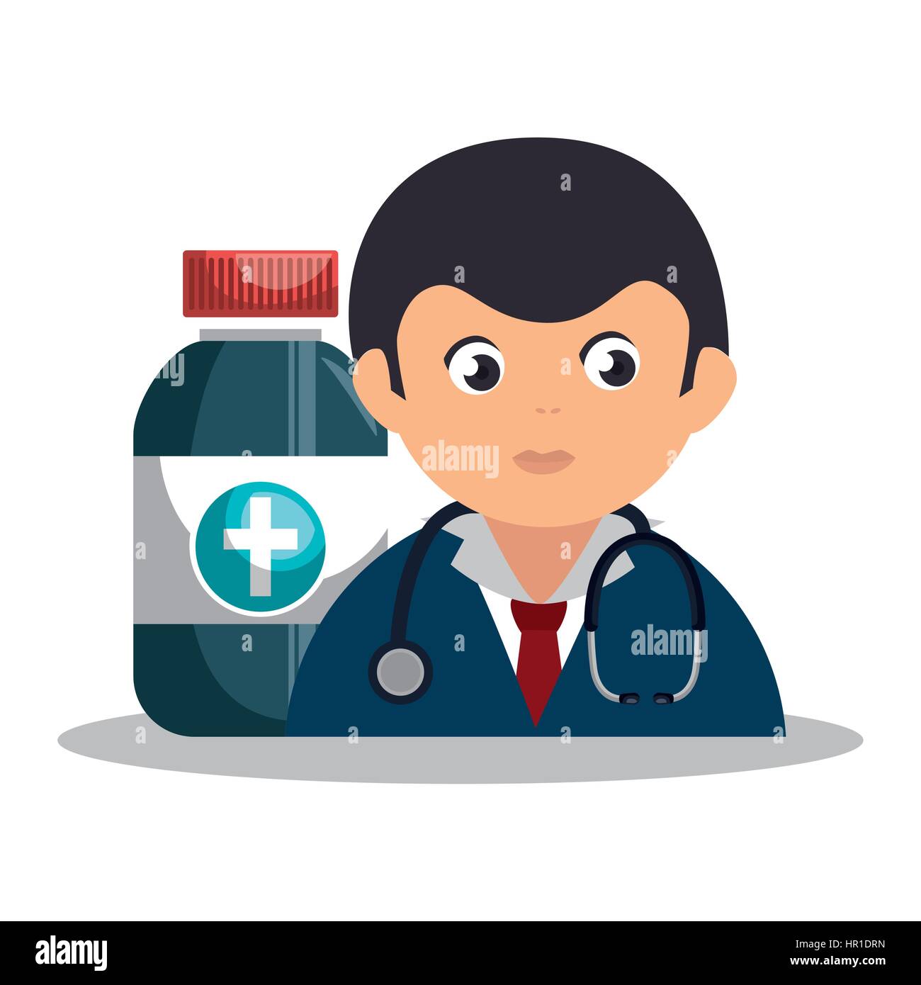 Bottle drugs character icon hi-res stock photography and images - Alamy