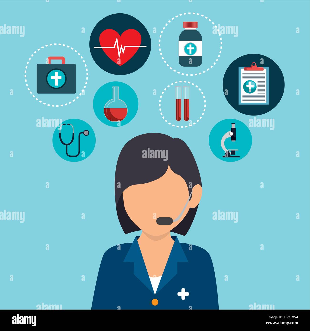 healthcare professional avatar character Stock Vector Image & Art - Alamy