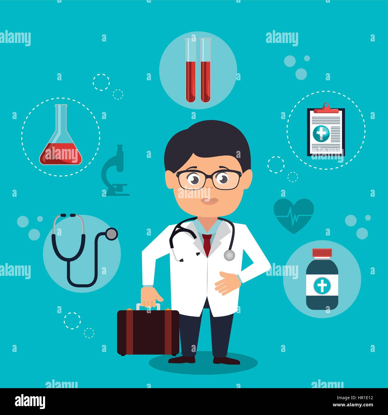 Bottle drugs character icon hi-res stock photography and images - Alamy