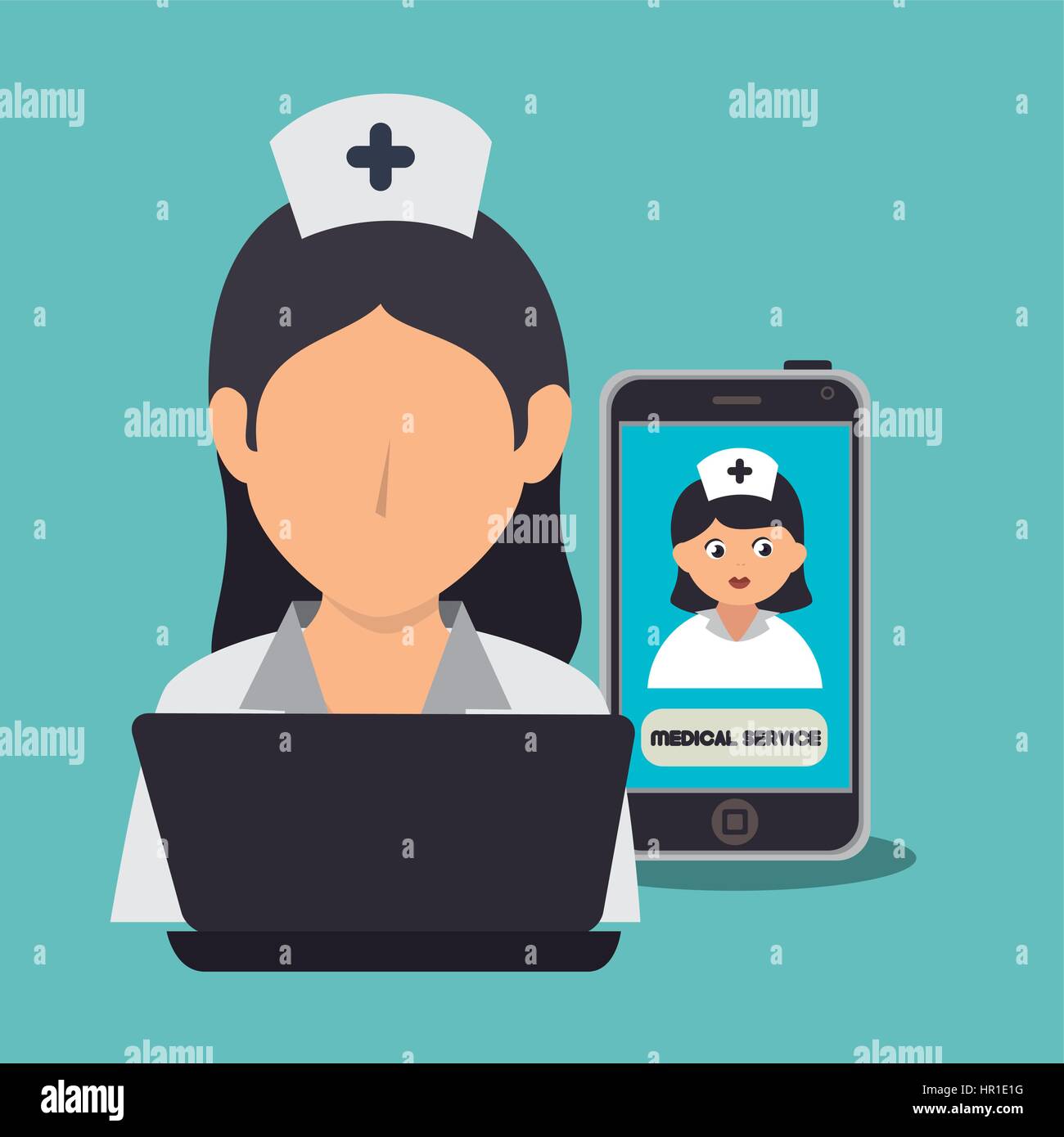 healthcare professional avatar character Stock Vector Image & Art - Alamy
